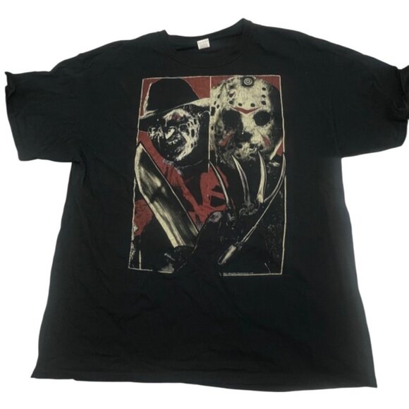 Warner Bros Entertainment | Shirts | Freddy Vs Jason Graphic Black ...